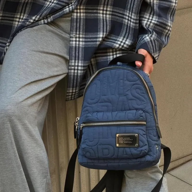 MOCHILA MARC JACOBS – PEQUEÑA AZUL - TRENDSTORE CHILE