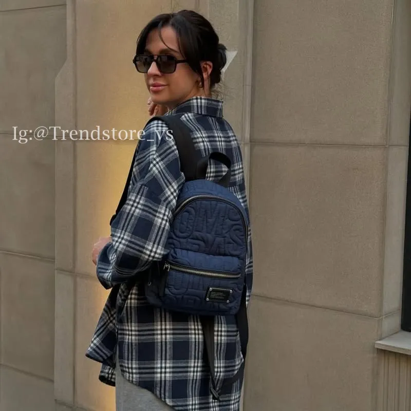 MOCHILA MARC JACOBS – PEQUEÑA AZUL - TRENDSTORE CHILE